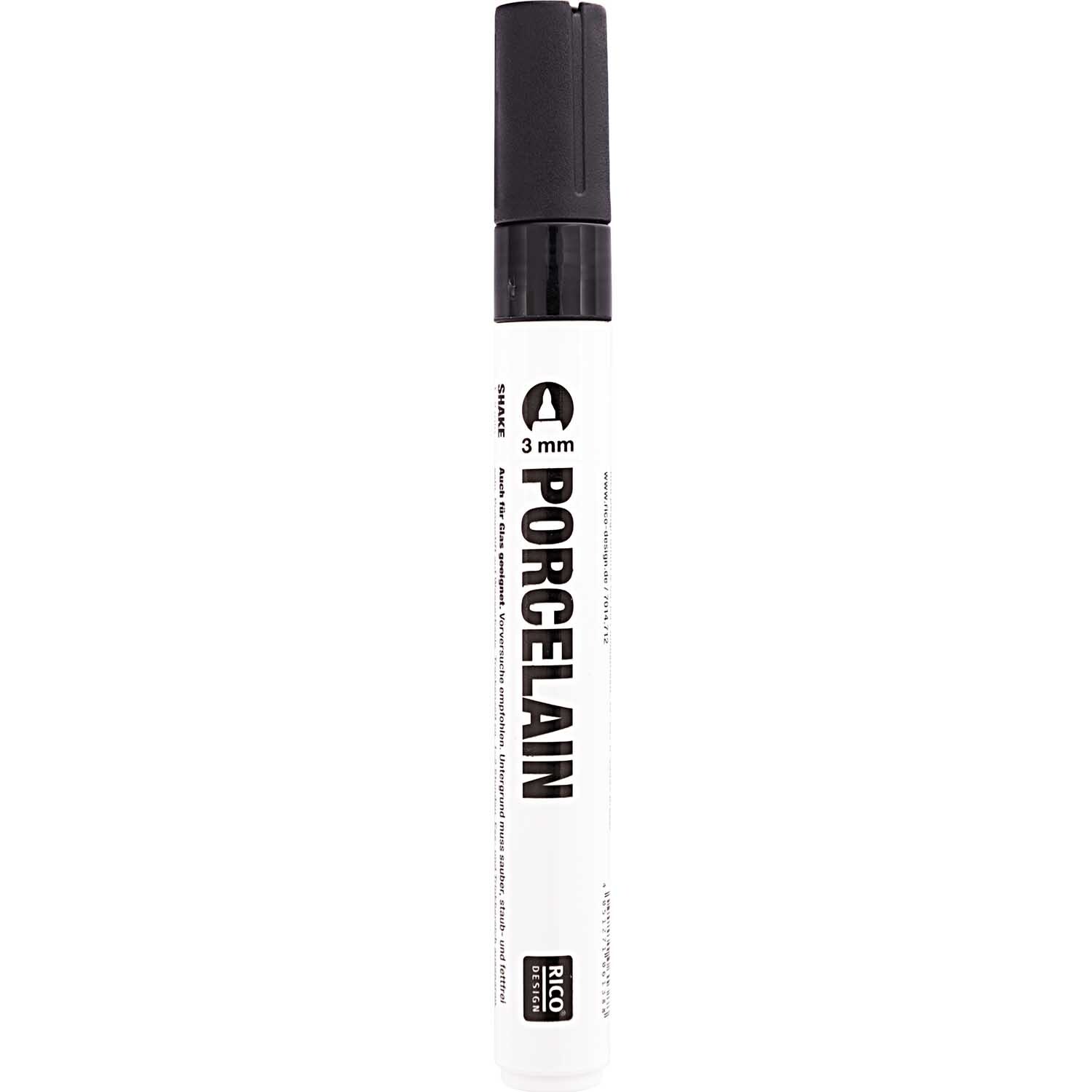 Porcelain marker black 3mm | 2972442