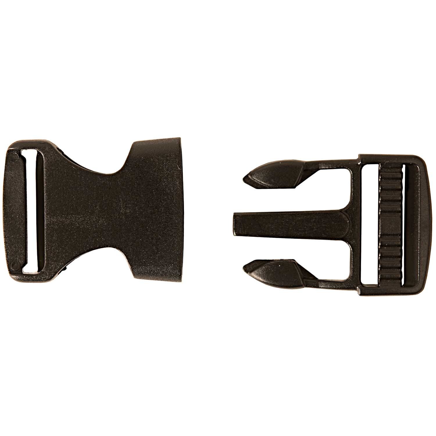 Buckle fastener with black buckle | 2909301