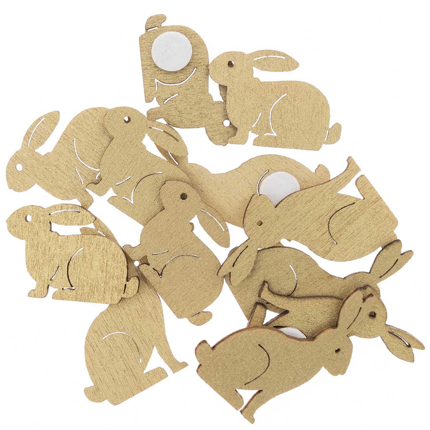 Ohhh! Lovely! Holzsticker Hase klein 12 Stück